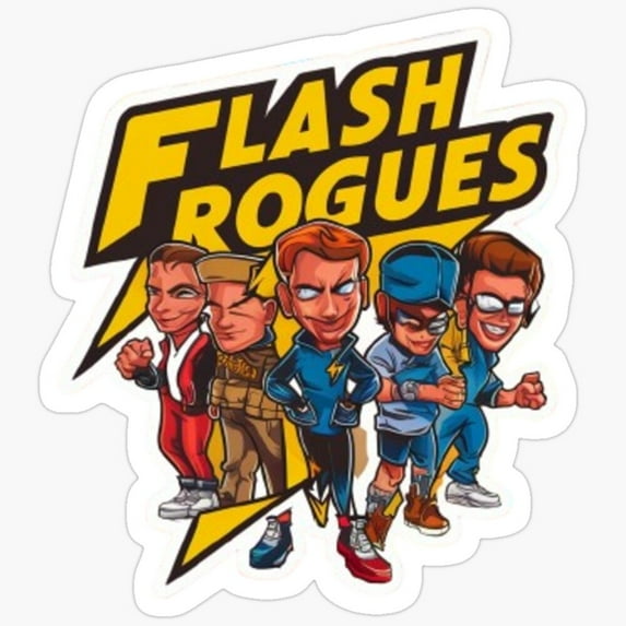Flash Rogues Sticker Phone Decal Water Bottle Stickers Car Decals ...
