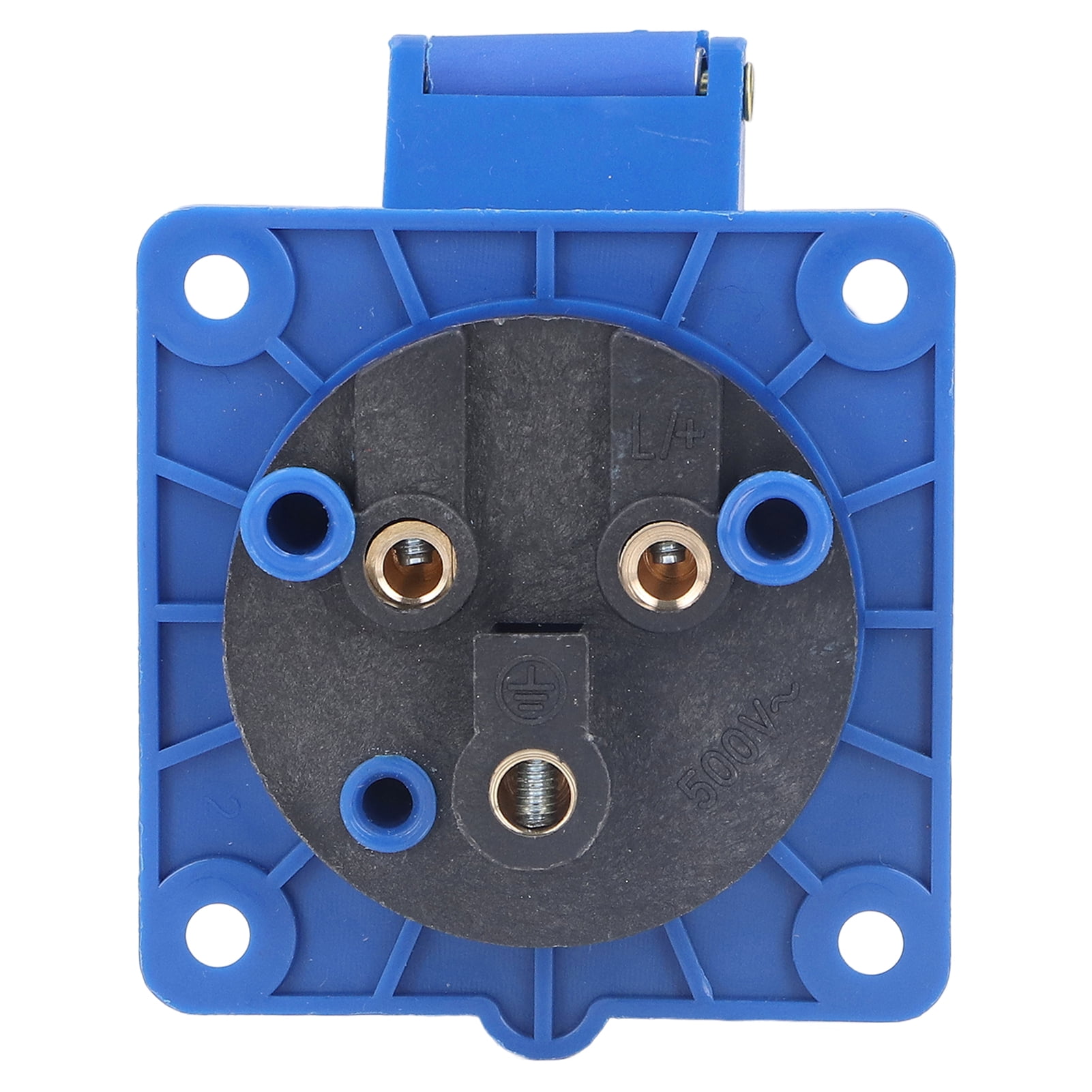 Flash Sale 3 Pin Concealed Industrial Outlet PC Brass Blue CEE Socket ...