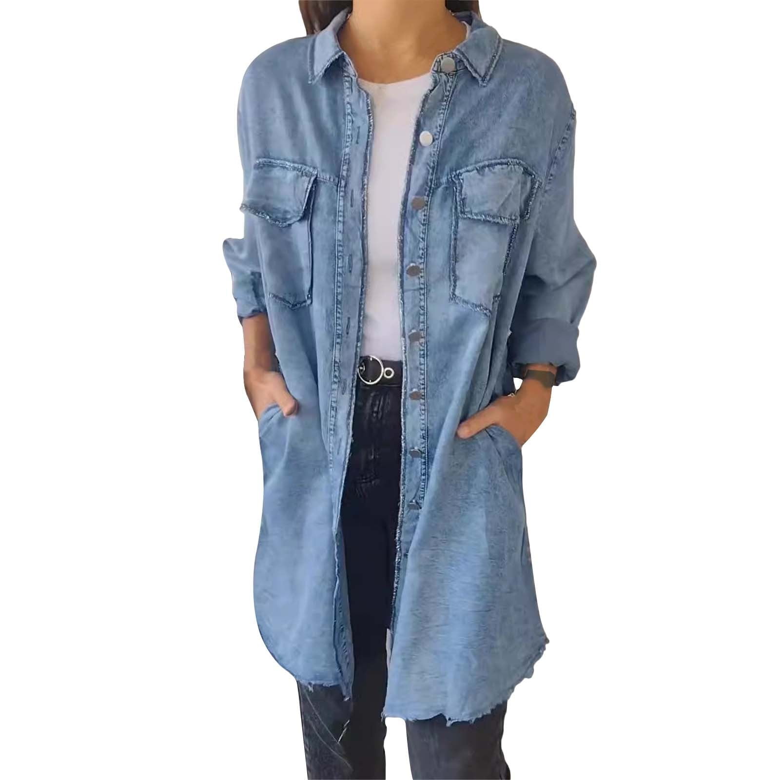 Clearance!Bunenne Lightweight Jacket Women Plus Size Tops for Women ...