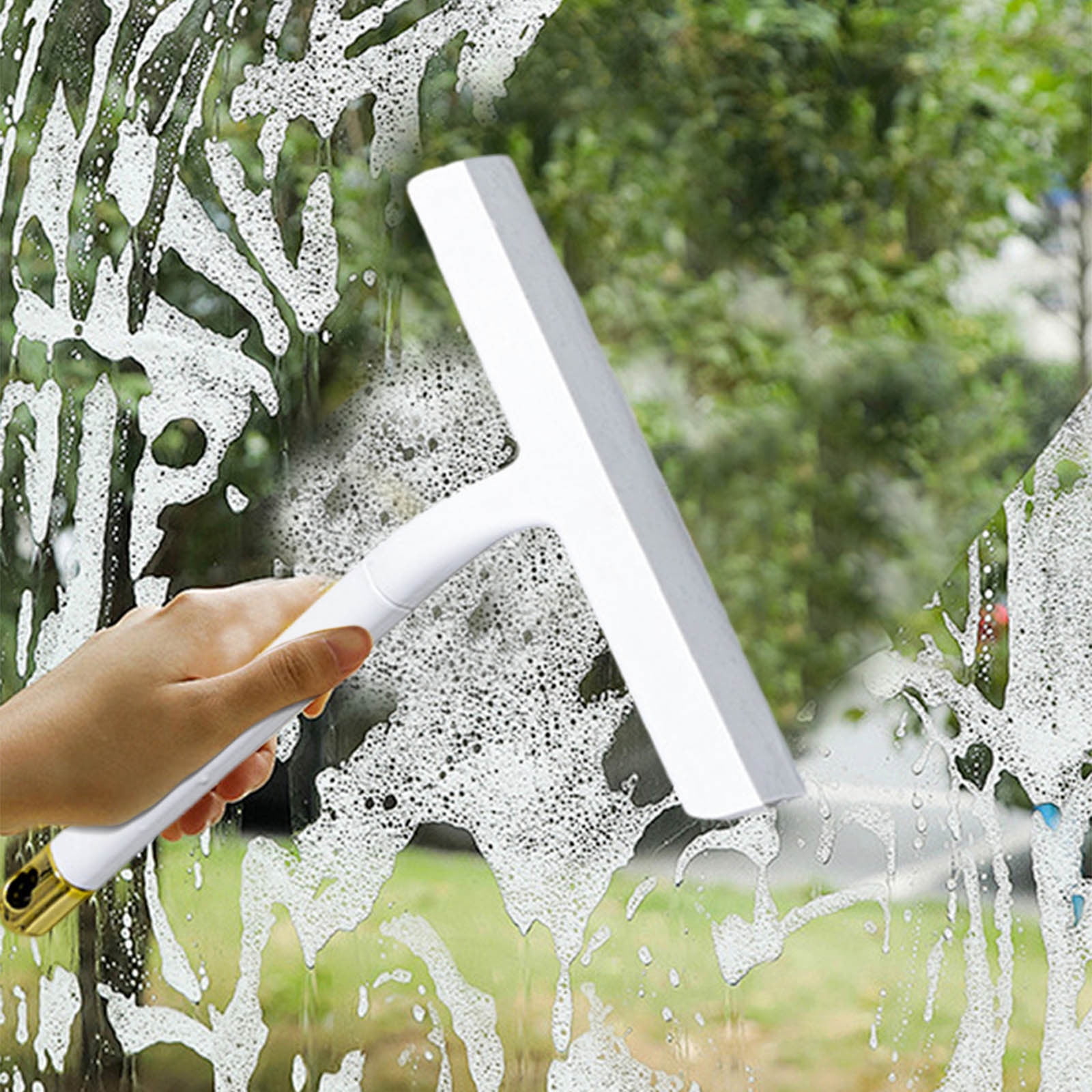 Glass Window Wipers, Non-Damaging Mirror Cleaning, Widened Design ...