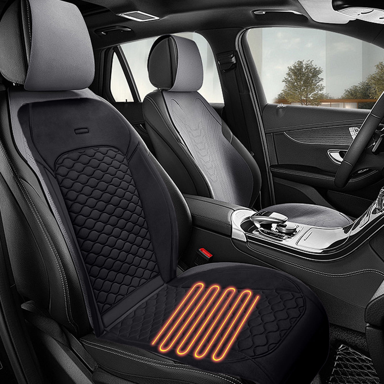 Flash Sale Heated Car Seat Covers!New Car Heated Seat Cushion Winter ...