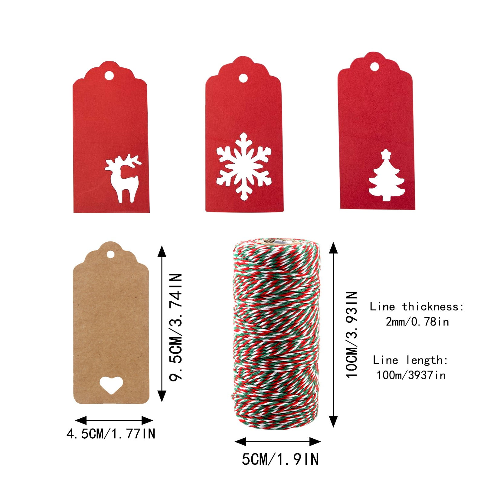 Flash Sale! JWDX Gift Tag, Gift Wrapping Paper Clearance, Label with ...