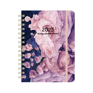 Planner Pad Spiral Bound 3-Tier Funnel Down 12 Month Organizer, July ...