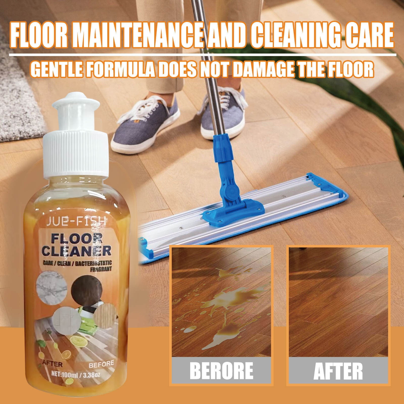 Flash Sale Now, Multi-Vinegar Floor Cleaner, 200ml Household Cleaning ...
