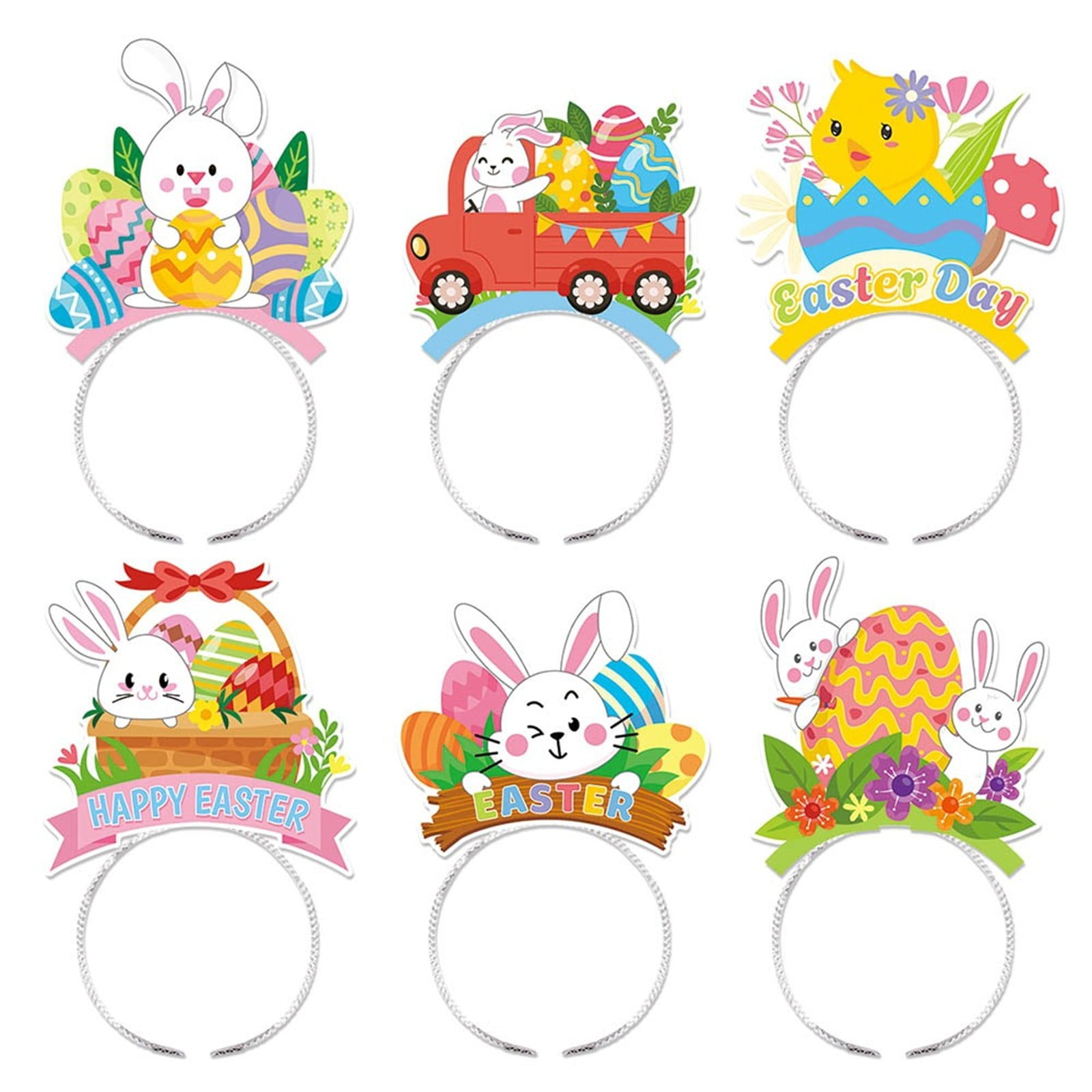 Flash Sale!Party Photo Booth Props,Easter Decor Egg Headbands Festive ...