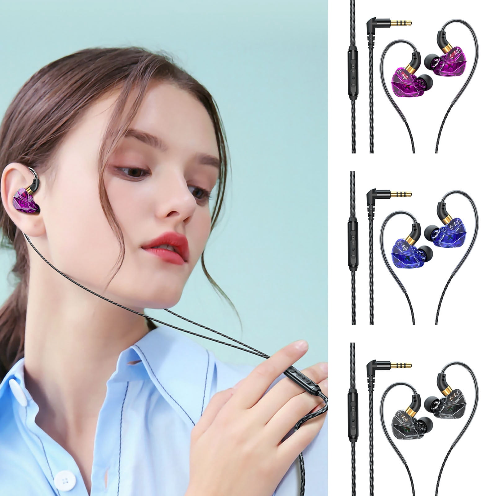 Flash Sale,S16 Sports Headset In Ear Wired Subwoofer Game Computer ...