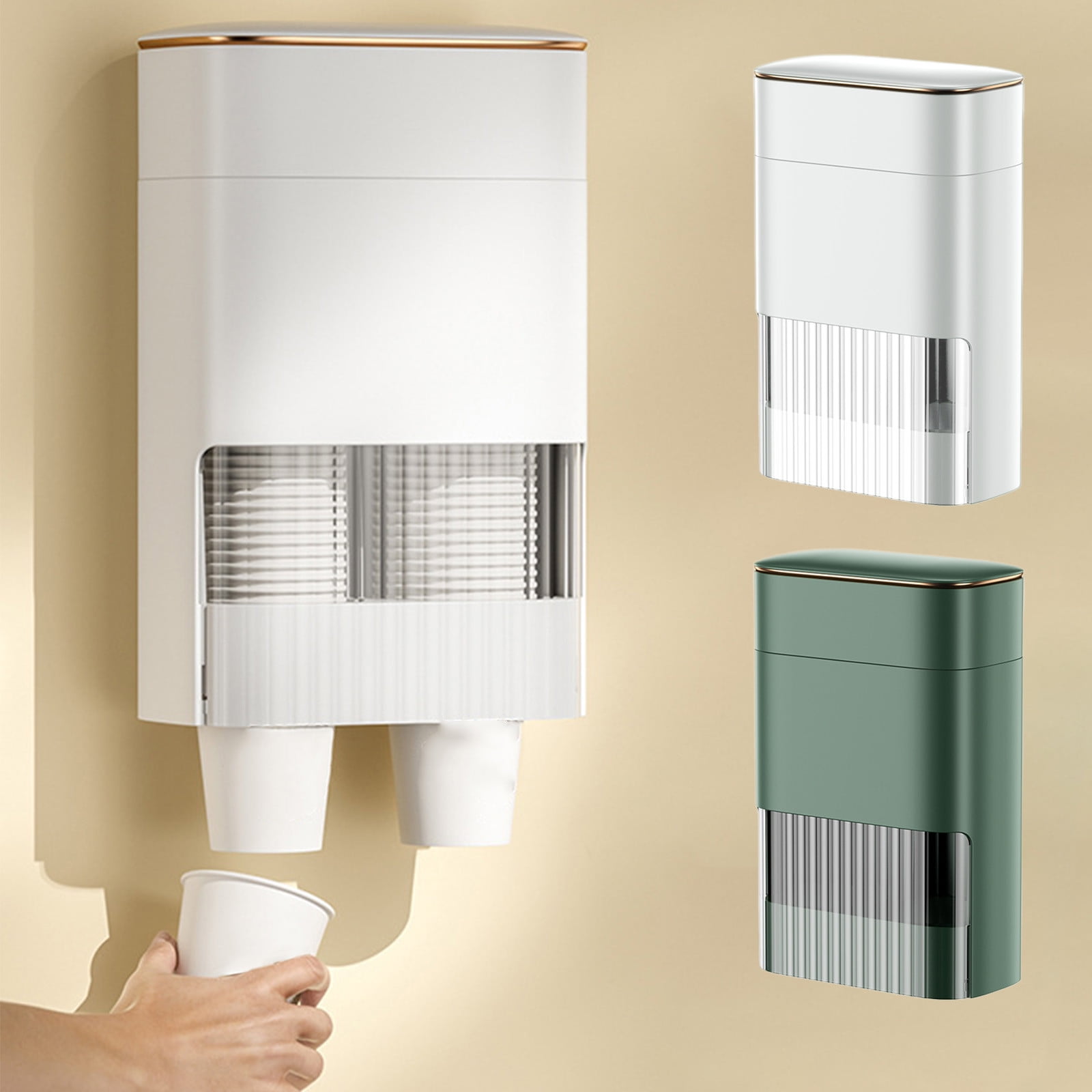 Flash Sale Wall-Mounted Disposable Cup Dispenser | Dual-Tube Design ...