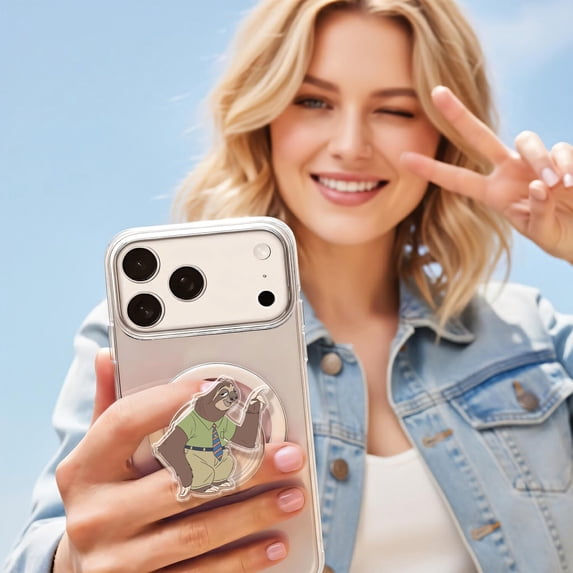 Flash Slothmore Zootopia Phone Grip, Zootopia 2 Movie Judy Hopps Nick ...