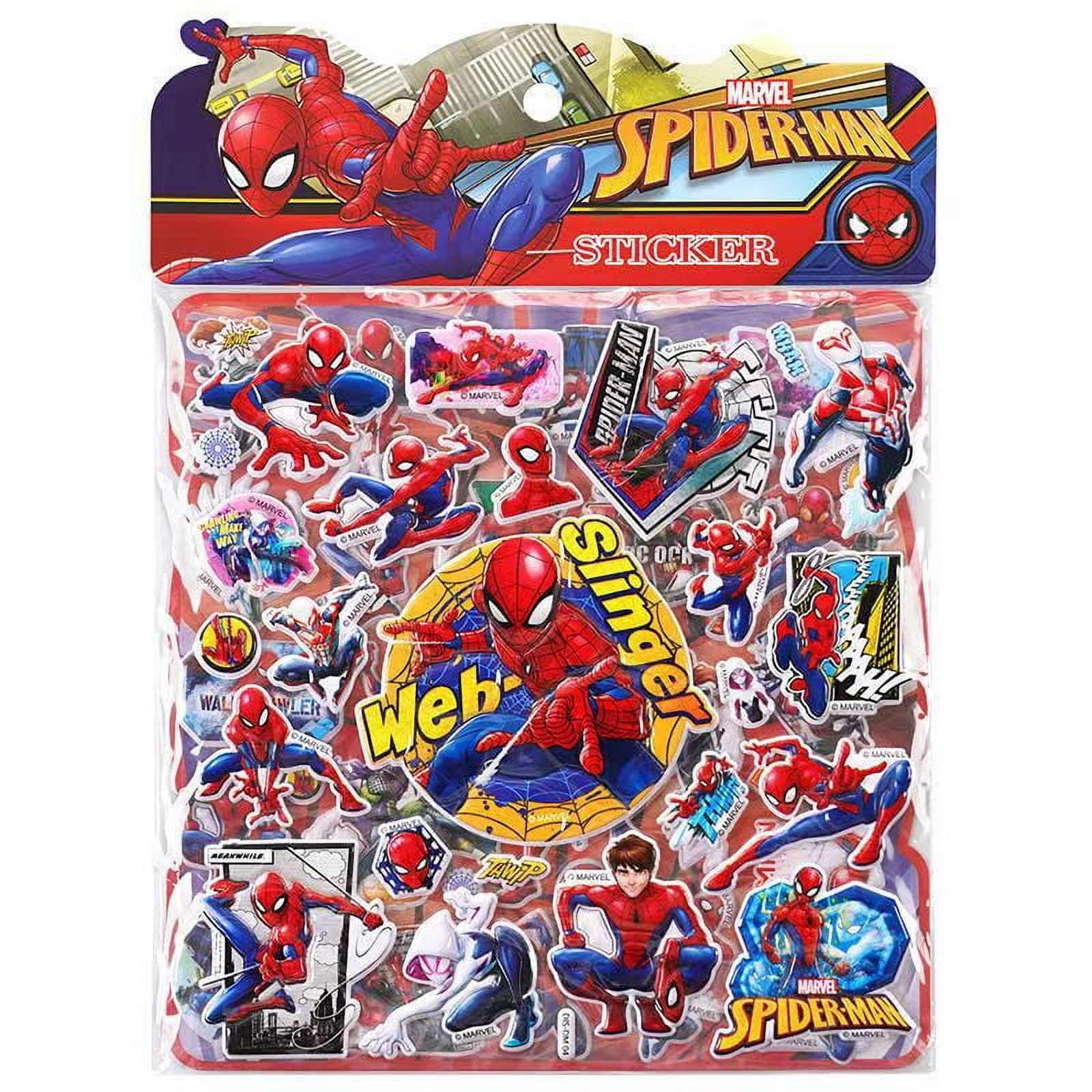 Flash Spider-Man Large Double-layer Foam Sticker Three-dimensional ...