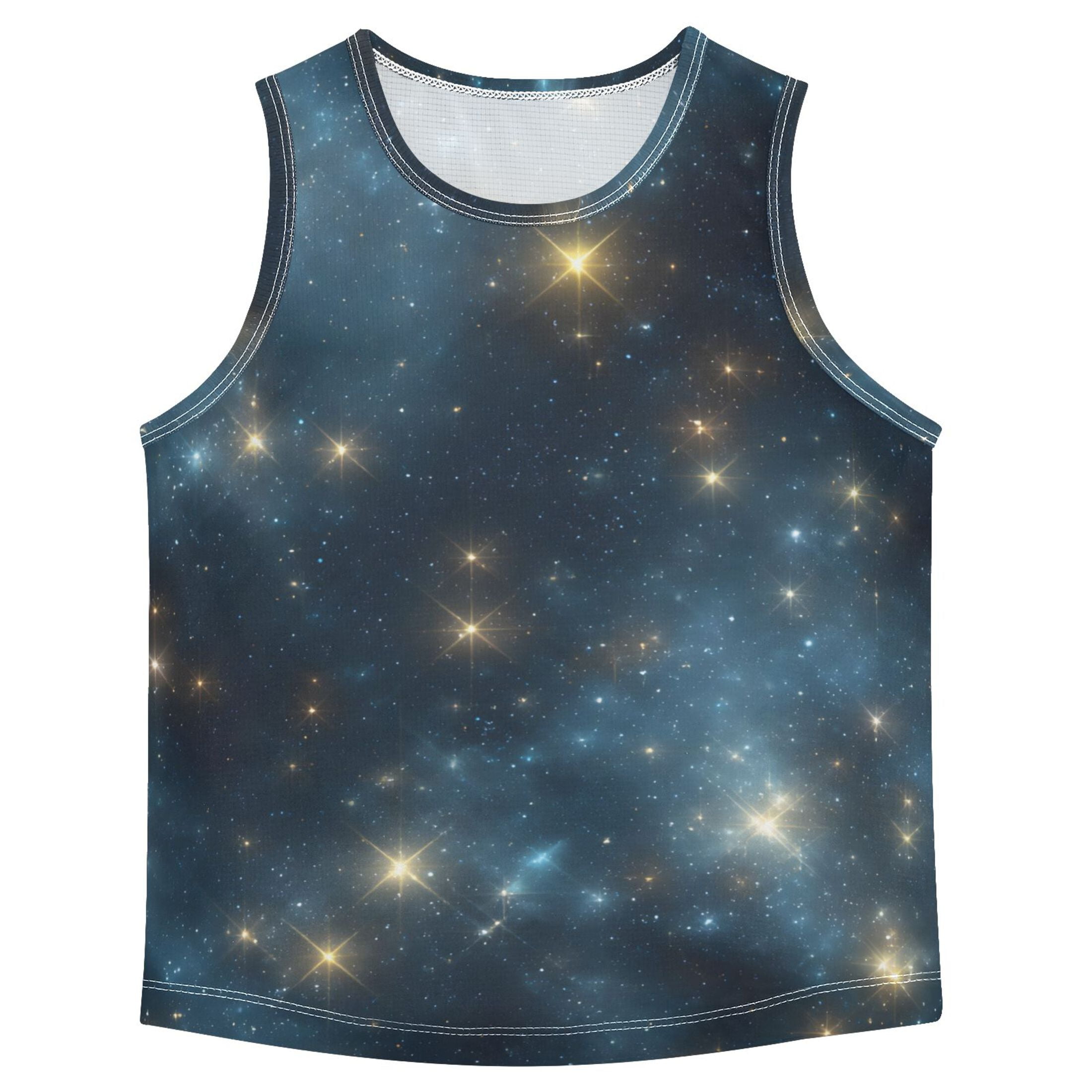 Flash Stars in Night Boys' Vest Undershirt Tank Top Sleeveless Quick ...