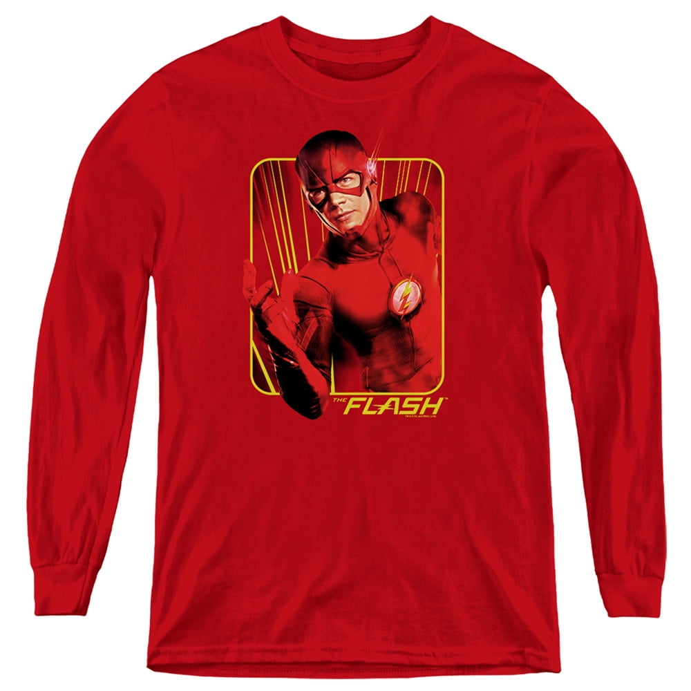Flash Tv Series Barry Bolts Kids Long Sleeve T Shirt (Large) for Youth ...