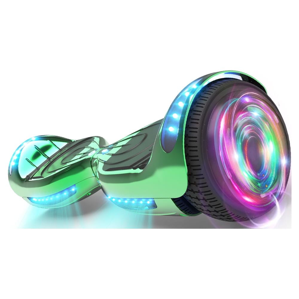 Flash Wheel Hoverboard 6.5" Bluetooth Speaker with LED Light Self ...