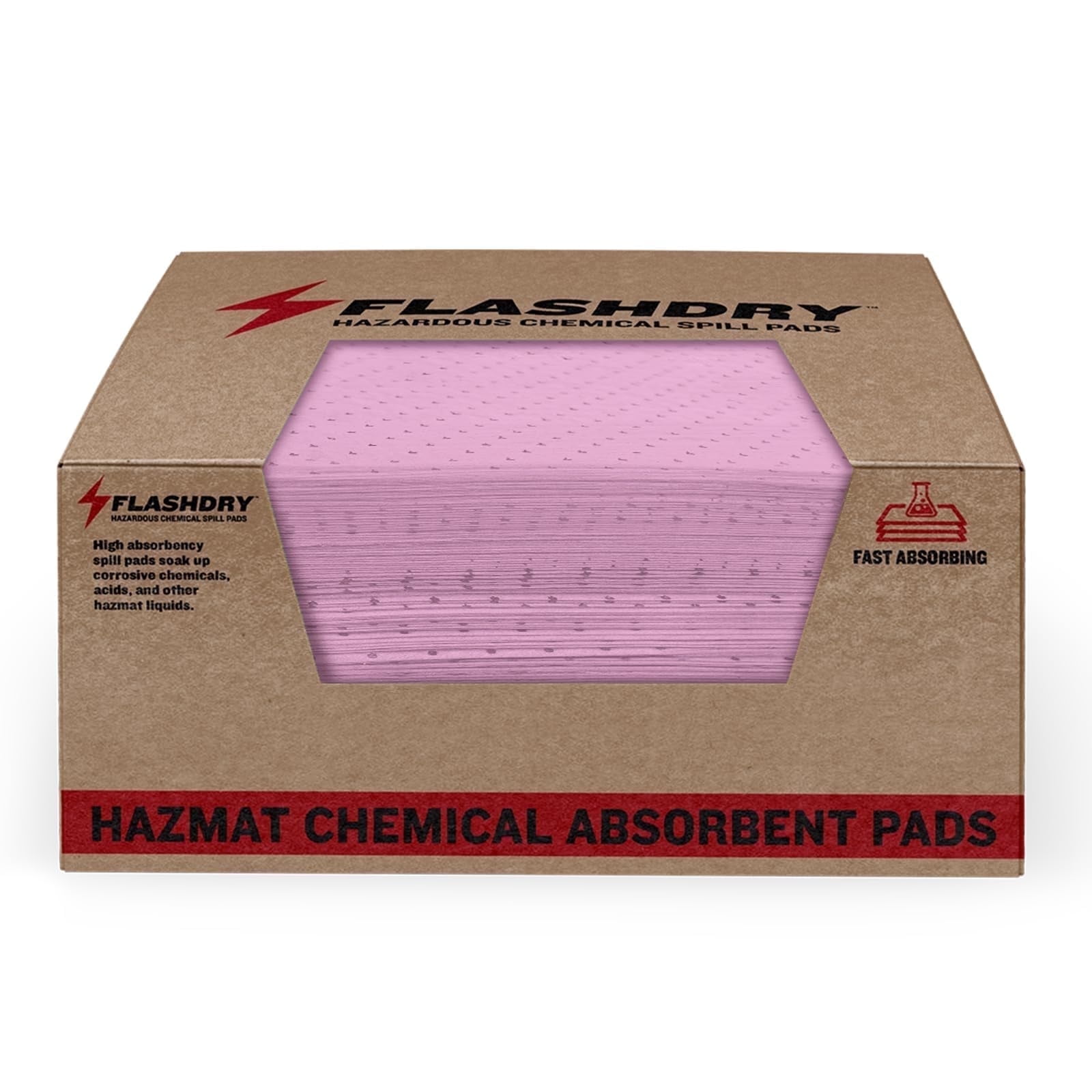 FlashDry Chemical Spill Absorbent Pads - 100 Count - Walmart.com