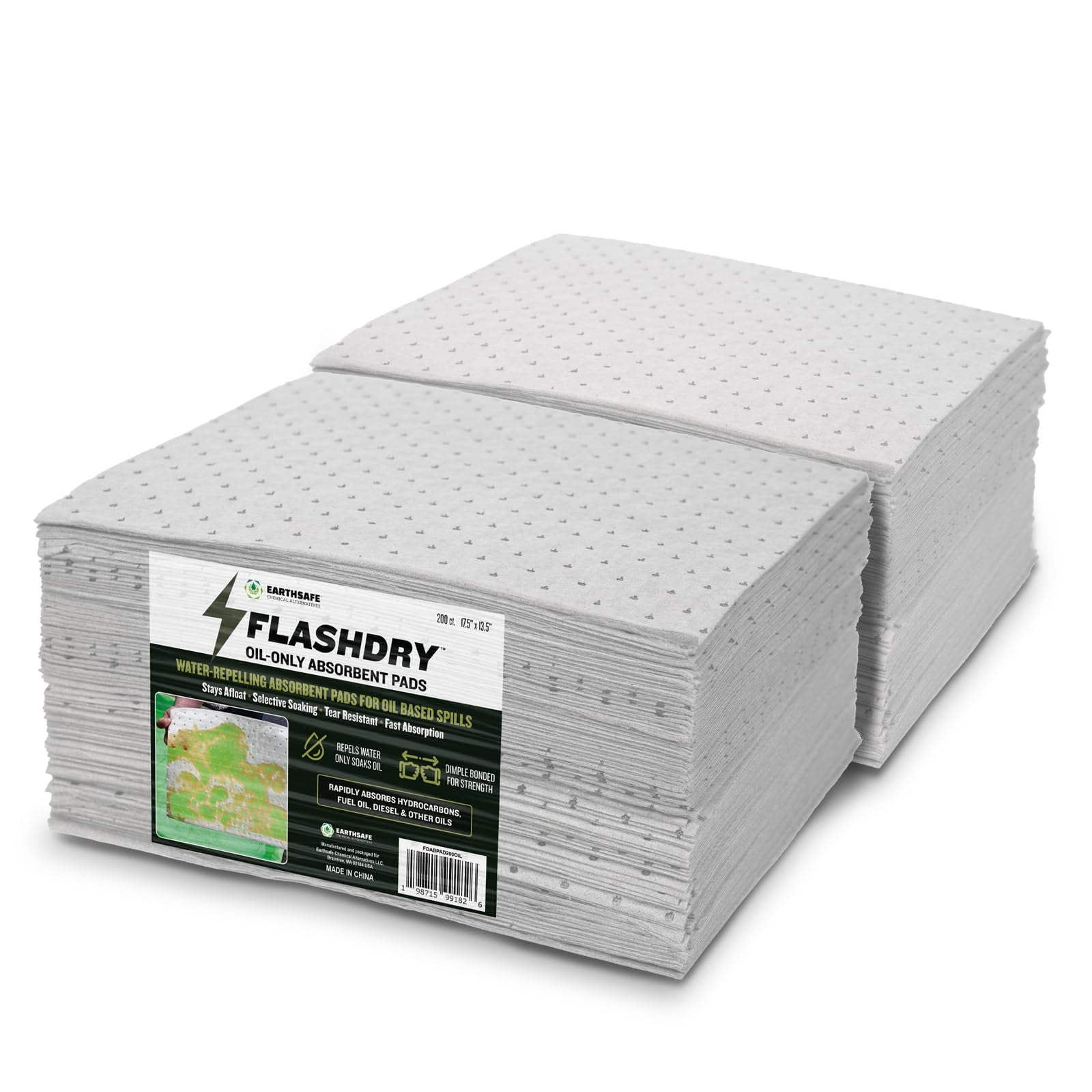 FlashDry Oil Absorbent Pads – 200 Total - Walmart.com