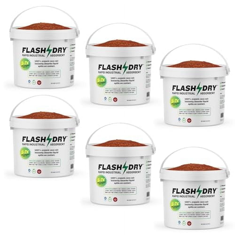 FlashDry Super Spill Absorbent, 5L Bucket with Dispenser Lid, 100% ...