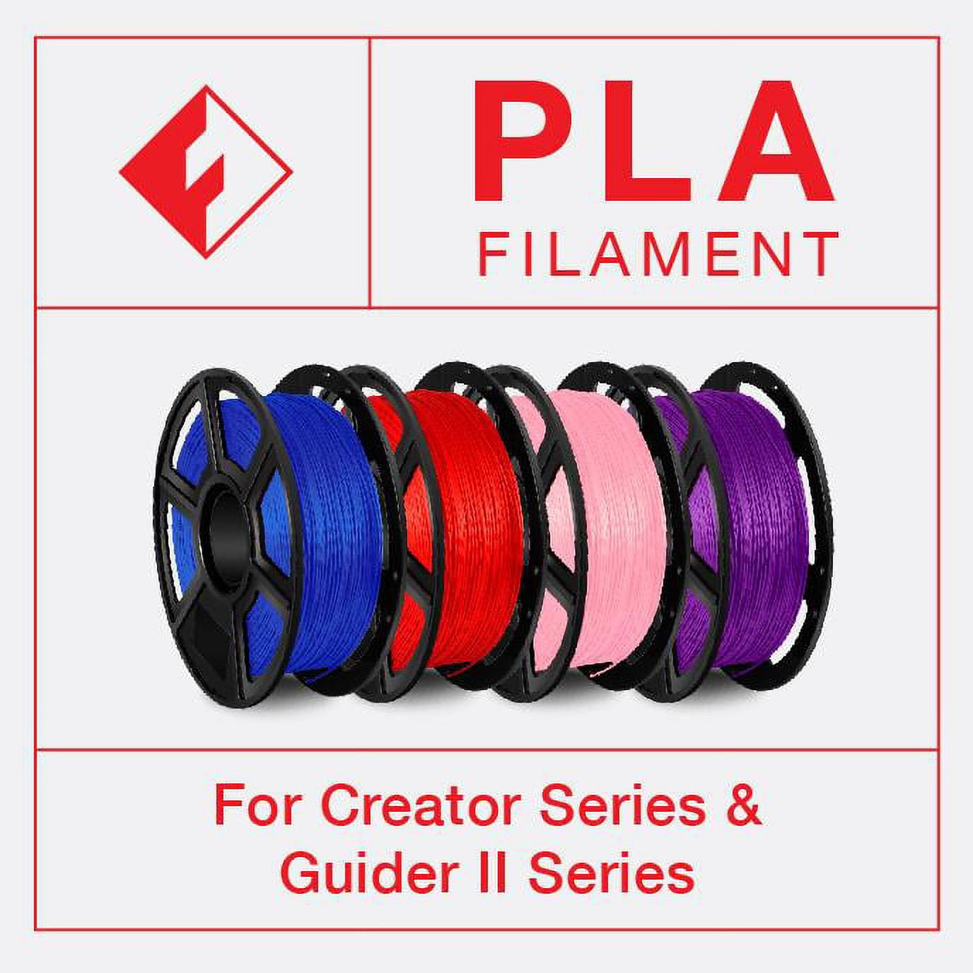 FlashForge PLA Filament - Red Color - 1.75 MM - Walmart.com
