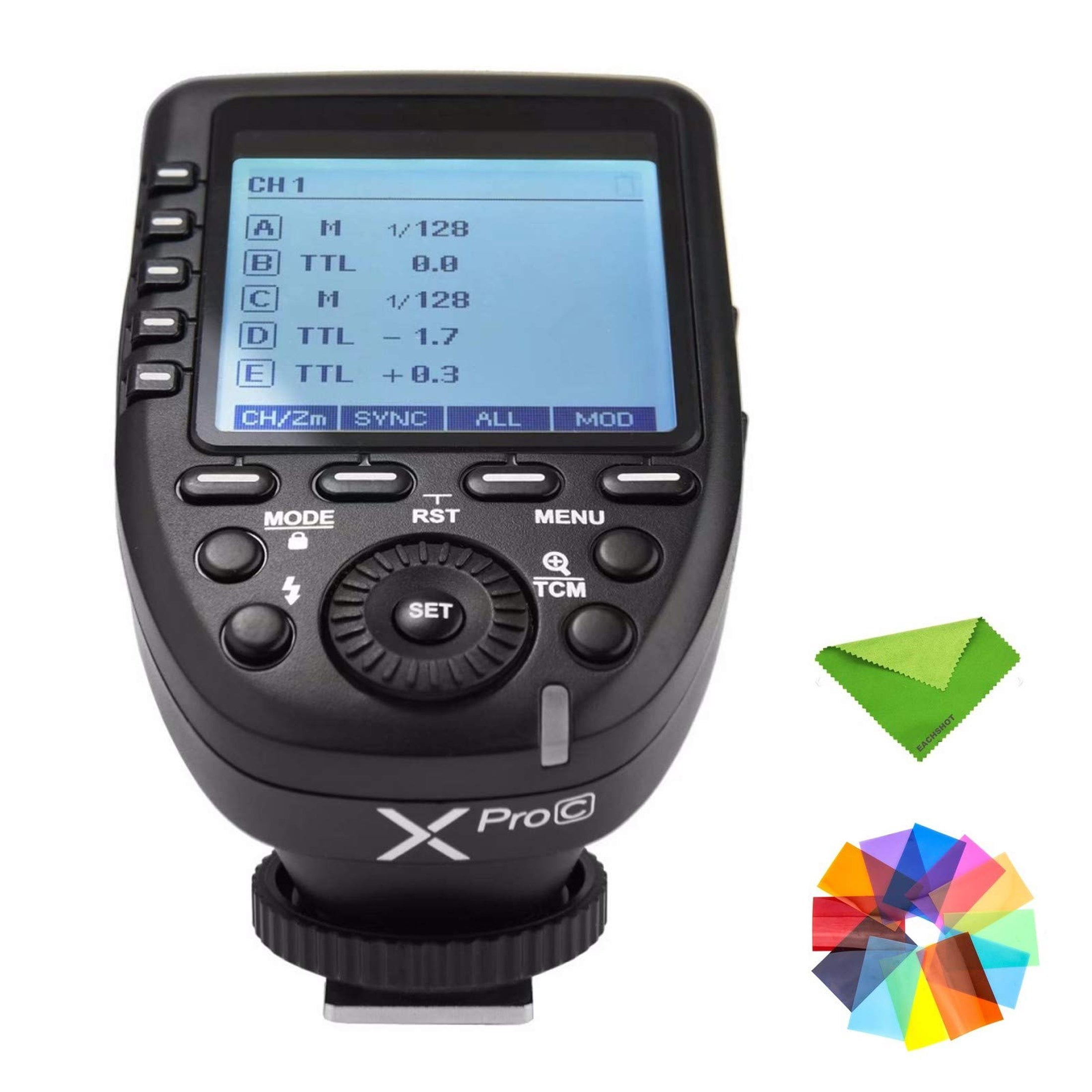 FlashMaster Pro Wireless Trigger for Canon EOS with Custom Functions ...