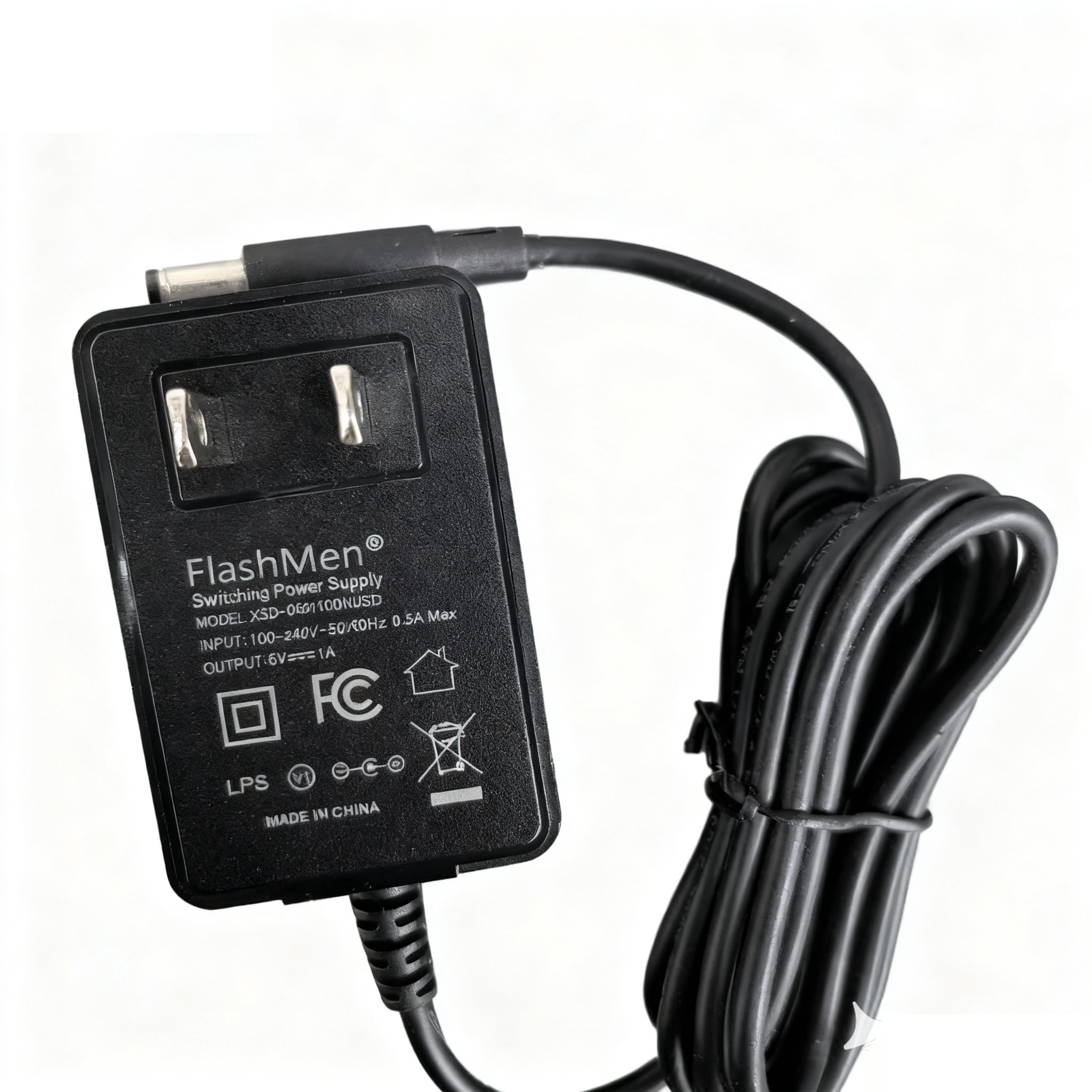 FlashMen 6V 1A AC DC Power Supply Adapter 6 Volts 1000mA Wall Charger ...