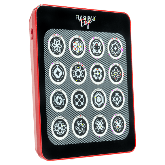 FlashPad Edge Handheld Game with Light Show and 15 Games (Red ...