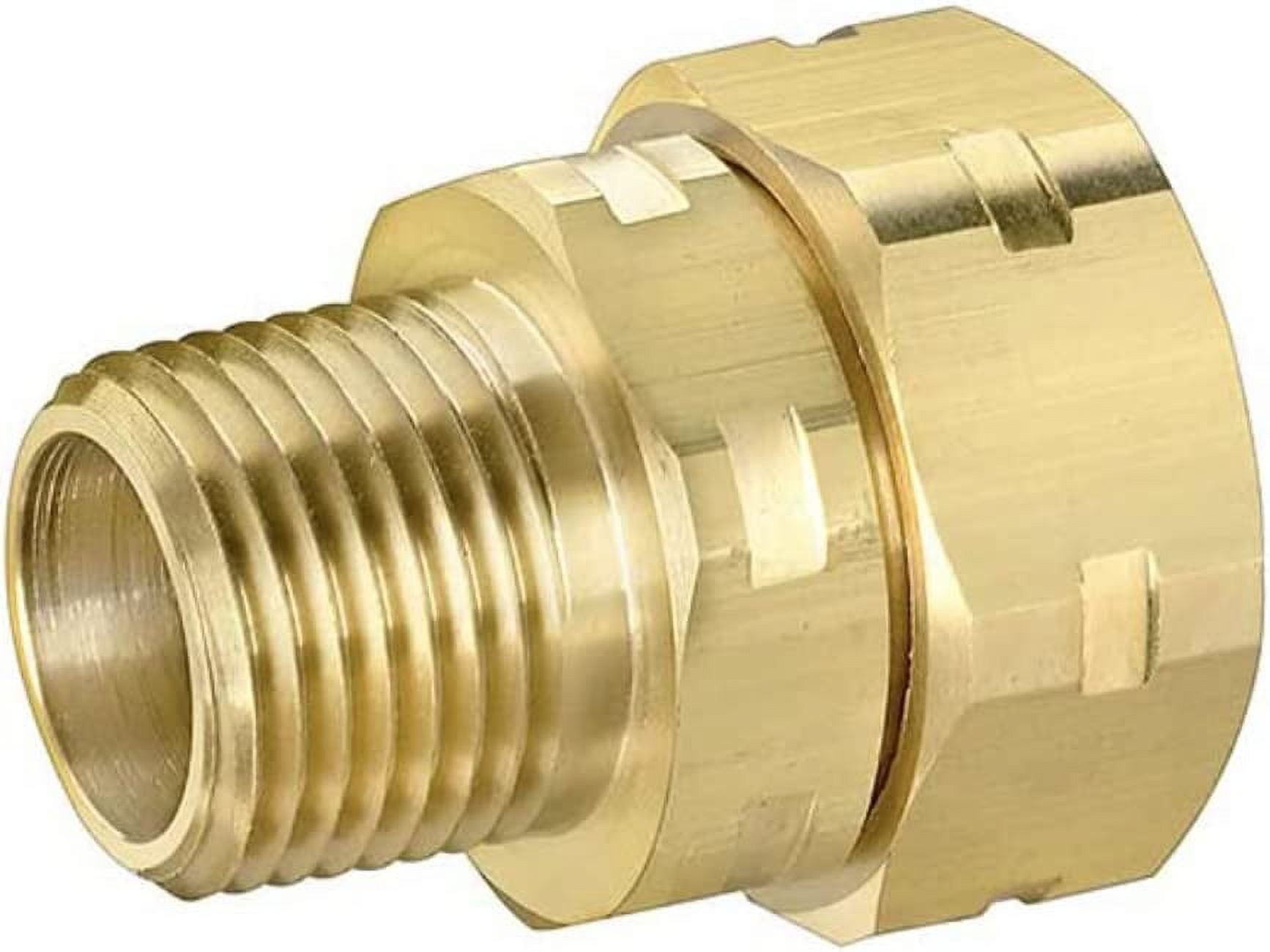 FlashShield Brass 1/2 Inch Straight Male Fitting Gastite XR3FTG-8 ...