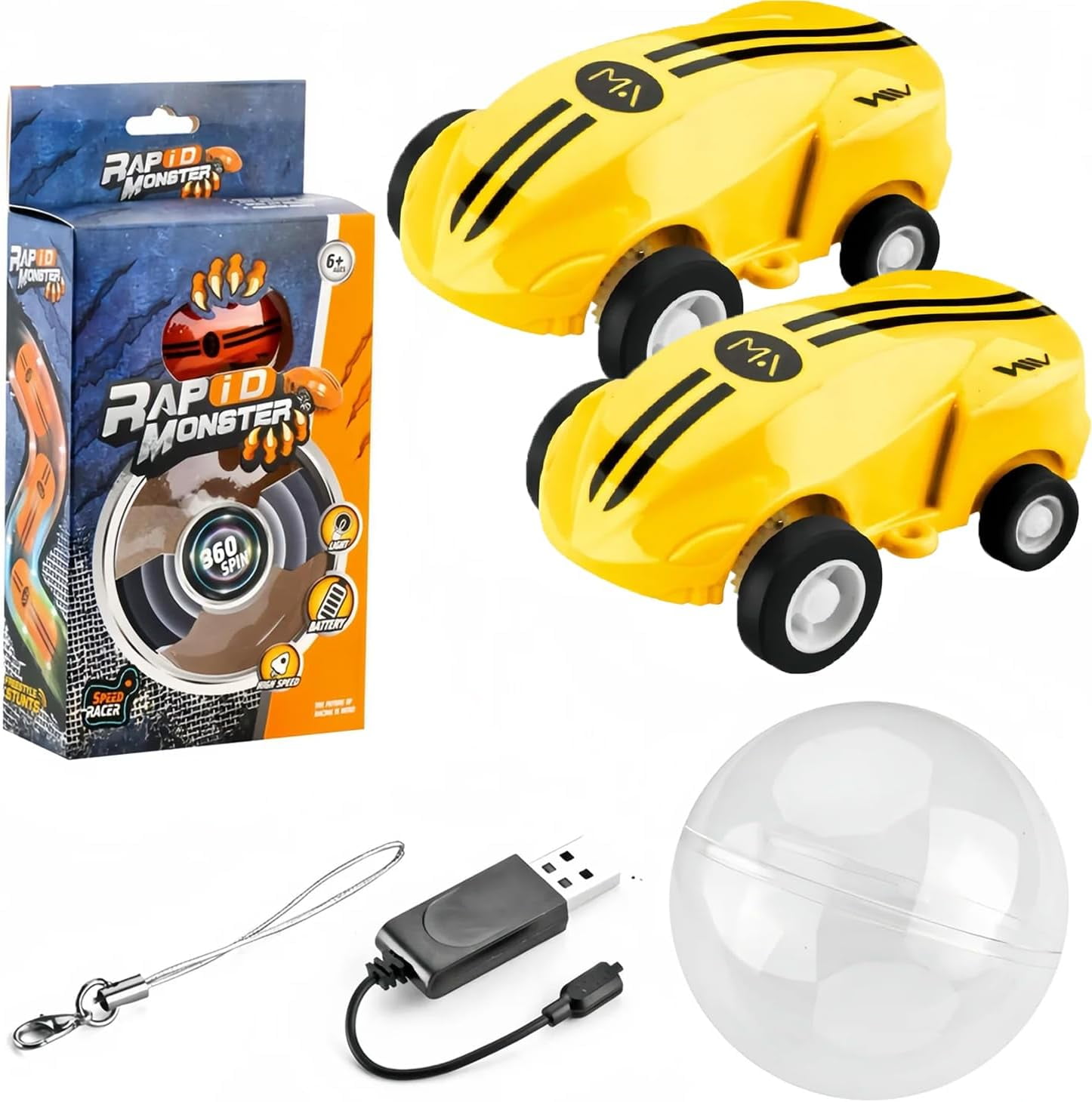 FlashSpin Mini Racer, Rapid Monster Rc Car, Flash Spin Mini Racer, 360 ...