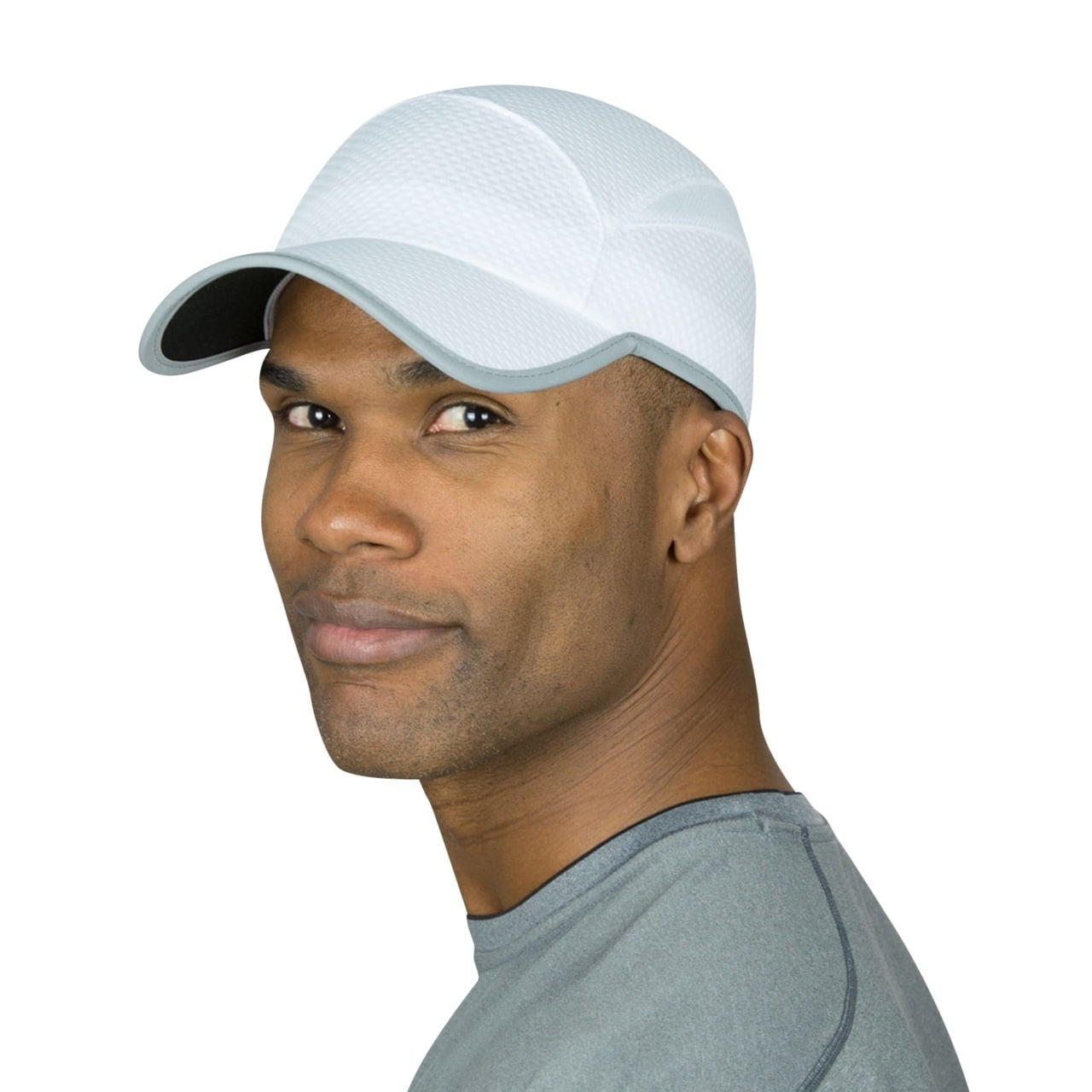 Flashback 360 Reflective Run Cap - black - silver - Walmart.com