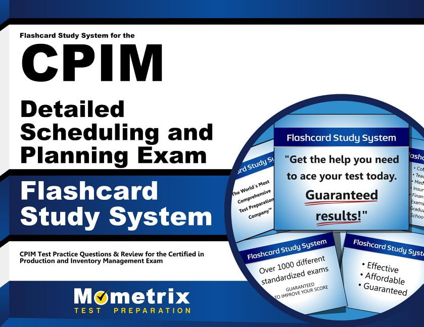 Flashcard Study System for the Cpim Detailed Scheduling and Planning ...