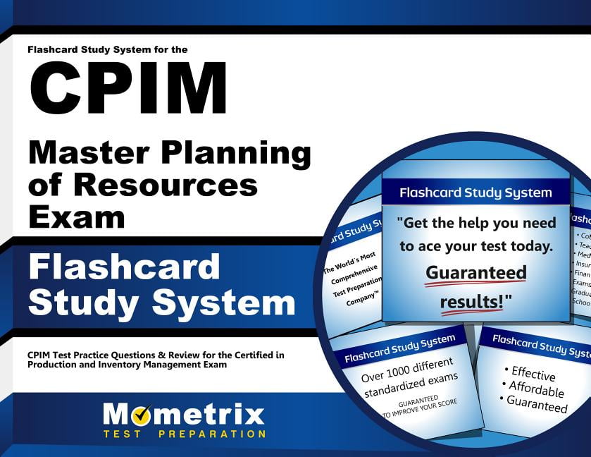 Flashcard Study System for the Cpim Master Planning of Resources Exam ...
