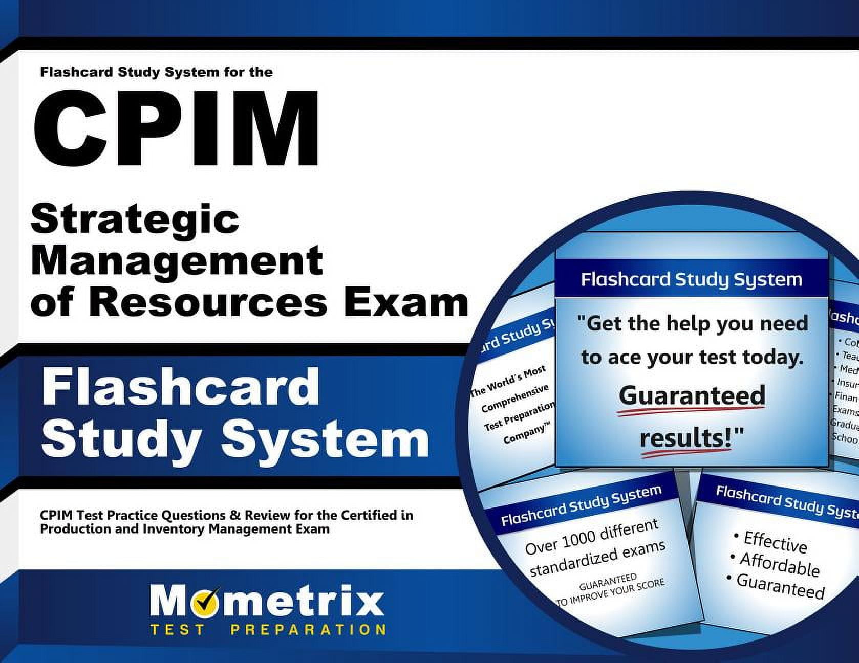 Flashcard Study System for the Cpim Strategic Management of Resources ...