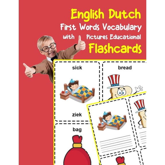 English Dutch First Words Vocabulary with Pictures Educational ...