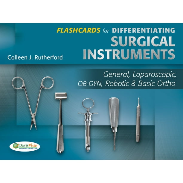 Flashcards for Differentiating Surgical Instruments - Walmart.com
