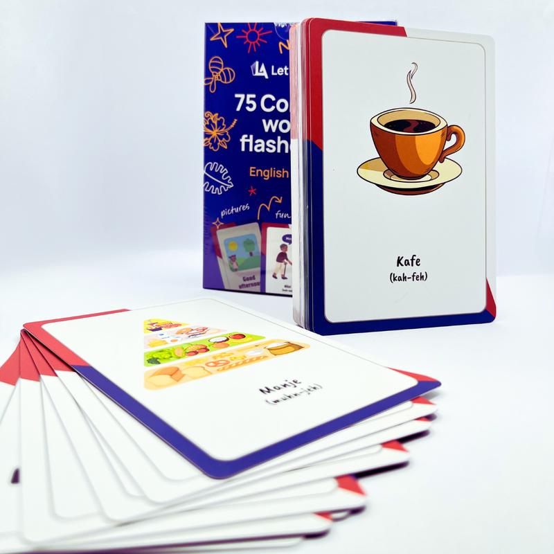 Flashcards for English speakers to learn Haitian Creole and Haitian ...