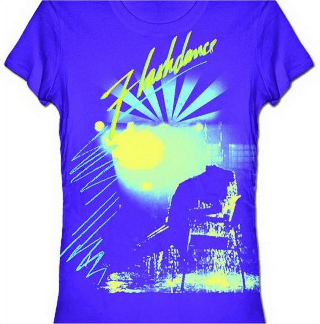 Flashdance The Movie Dream Wet Chair Purple Juniors T-Shirt - (Small ...
