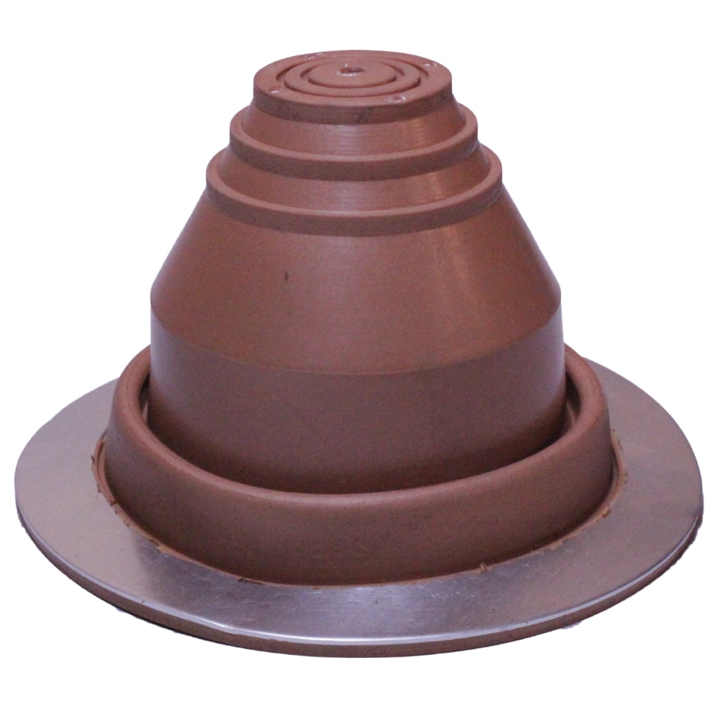 Flashers #1 Copper EPDM Flexible Roof Jack Pipe Boot Metal Roofing Pipe ...