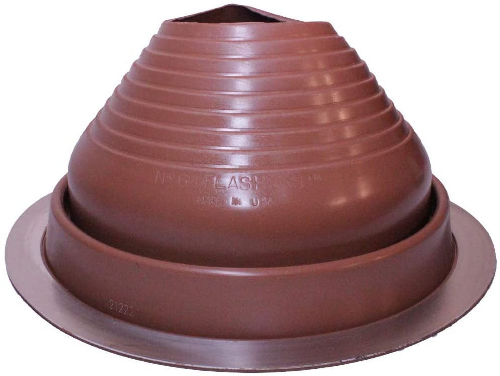 Flashers #6 Copper EPDM Flexible Roof Jack Pipe Boot Metal Roofing Pipe ...