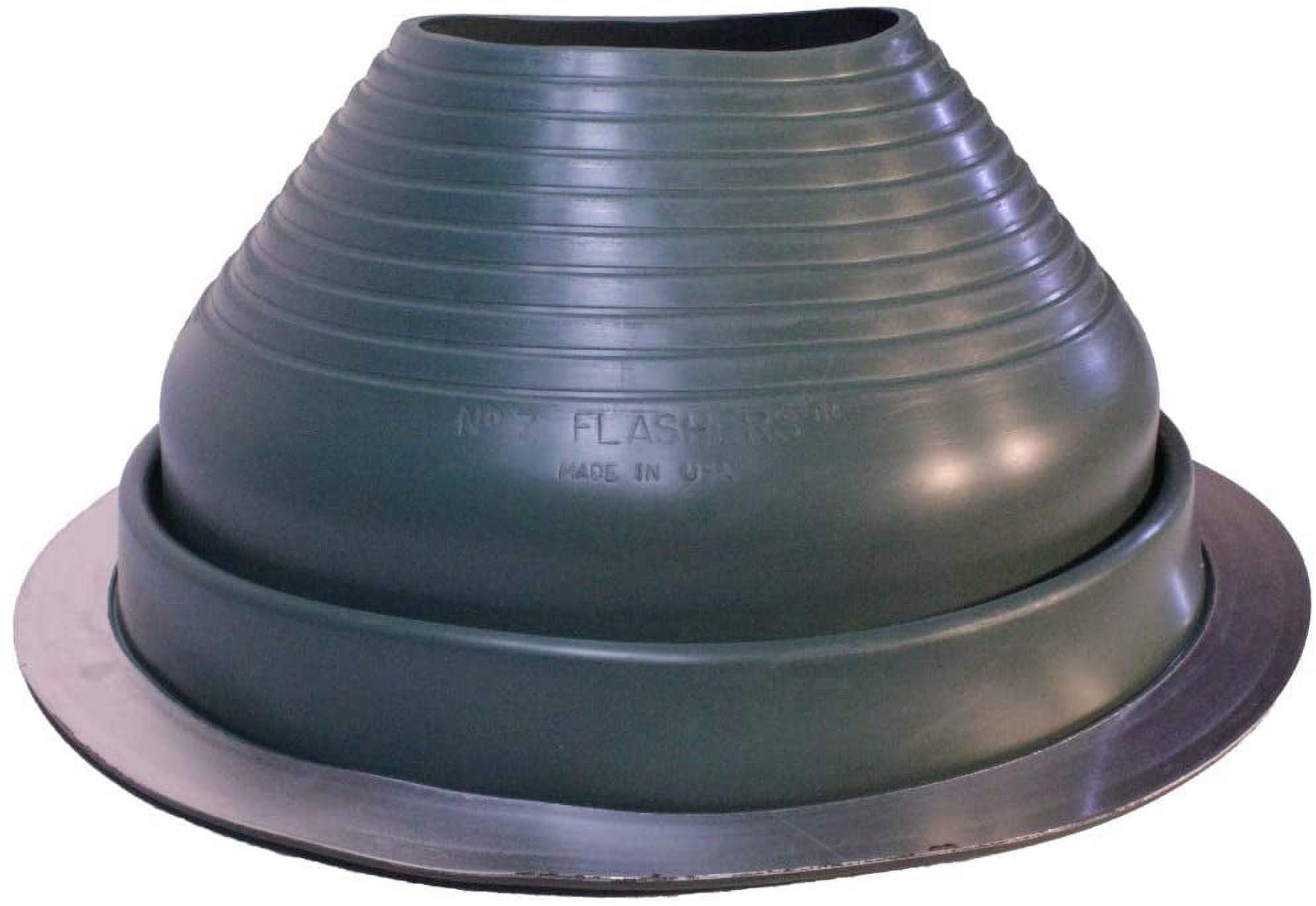 Flashers #7 Green EPDM Flexible Roof Jack Pipe Boot Metal Roofing Pipe ...