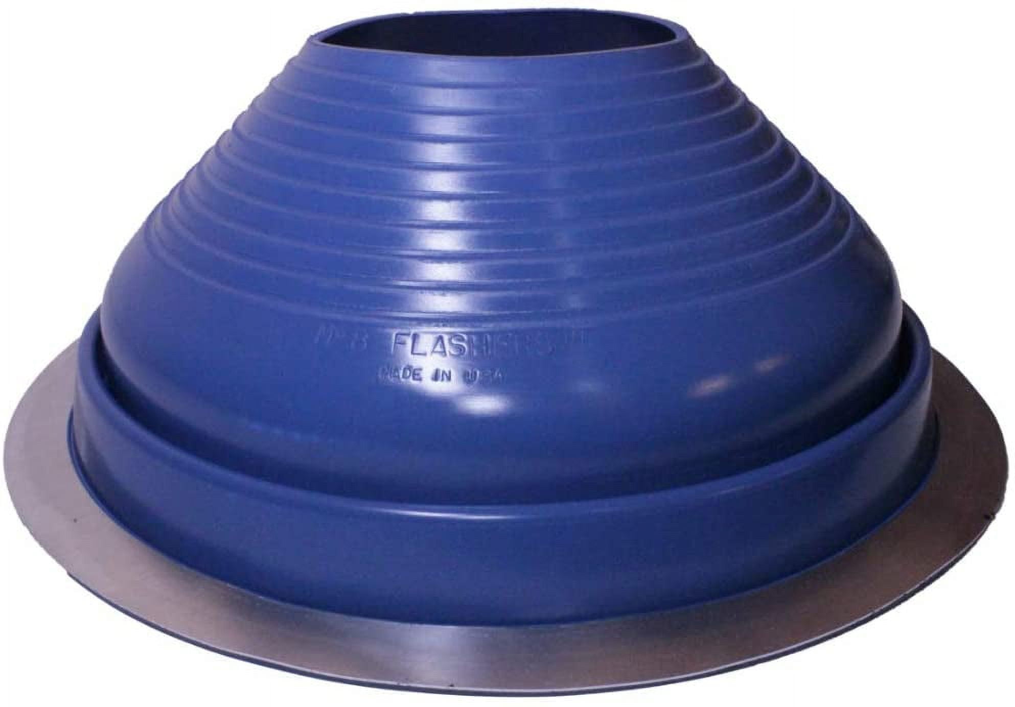Flashers #8 Blue EPDM Flexible Roof Jack Pipe Boot Metal Roofing Pipe ...