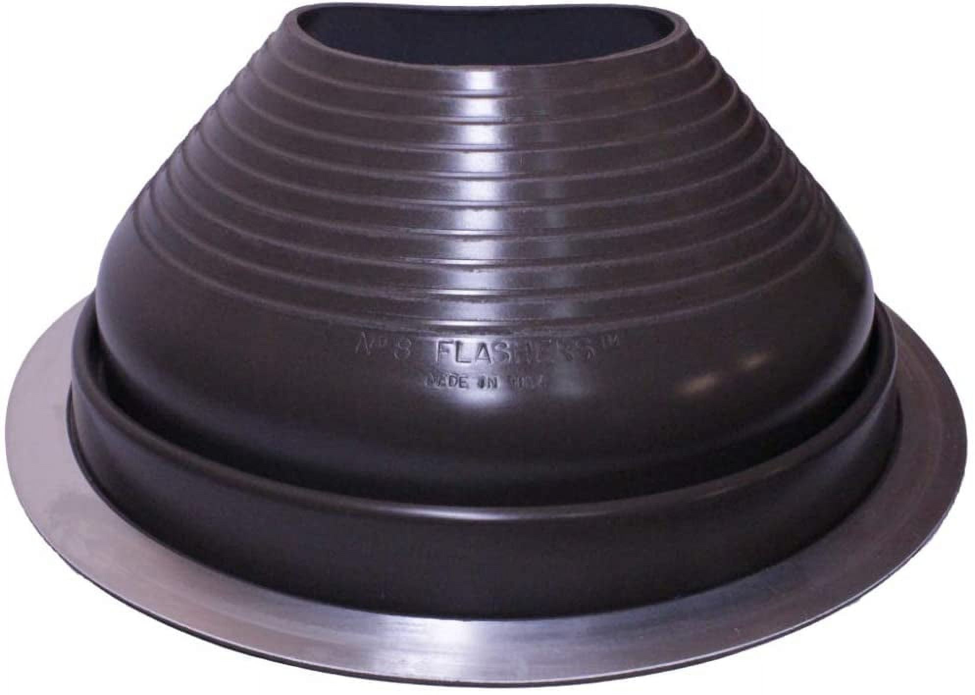 Flashers #8 Brown EPDM Flexible Roof Jack Pipe Boot Metal Roofing Pipe ...