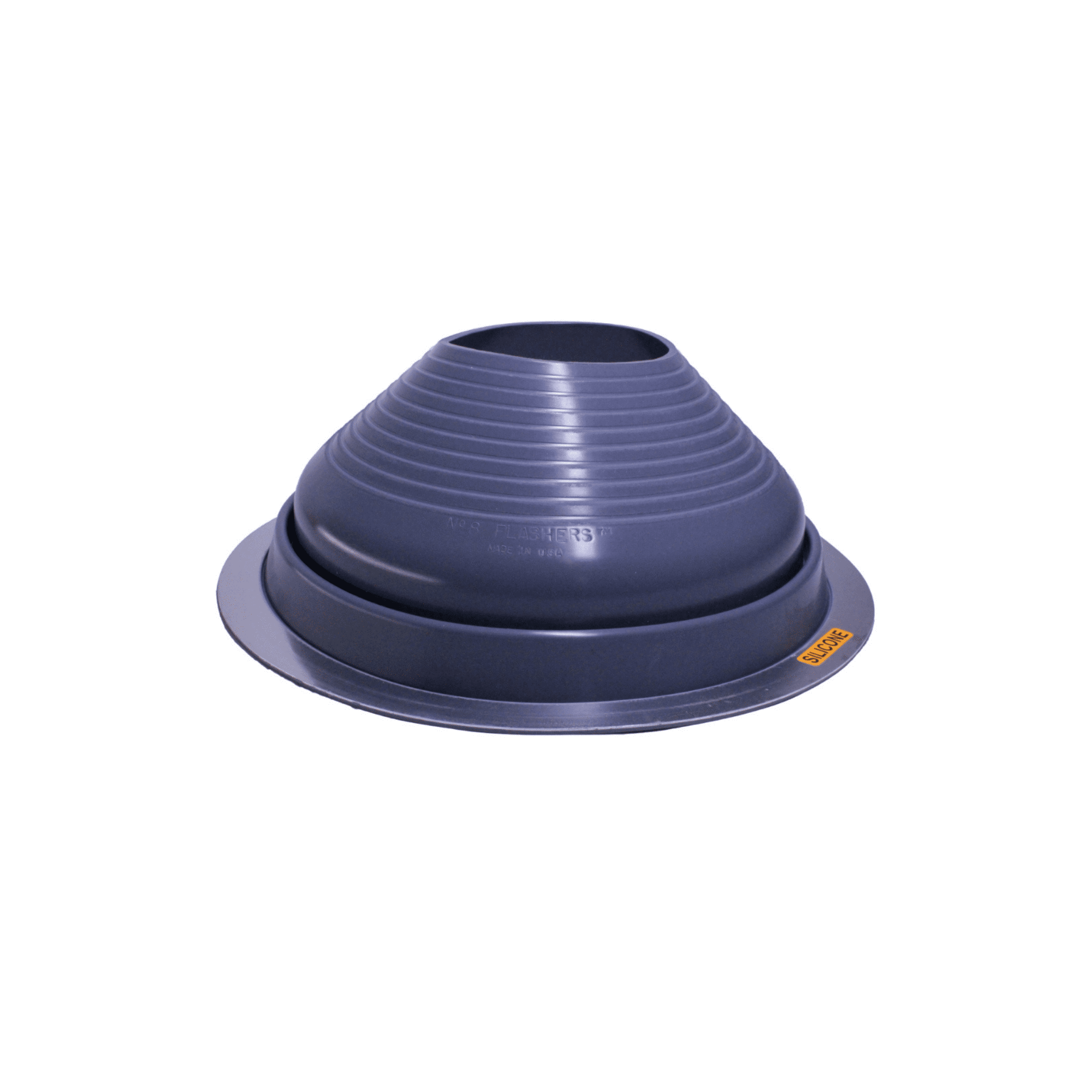 Flashers #8 Silicone Grey High Temp Flexible Roof Jack Pipe Boot Metal ...