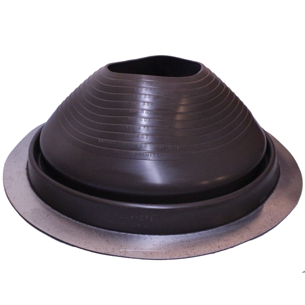 Flashers #9 Brown EPDM Flexible Roof Jack Pipe Boot Metal Roofing Pipe ...