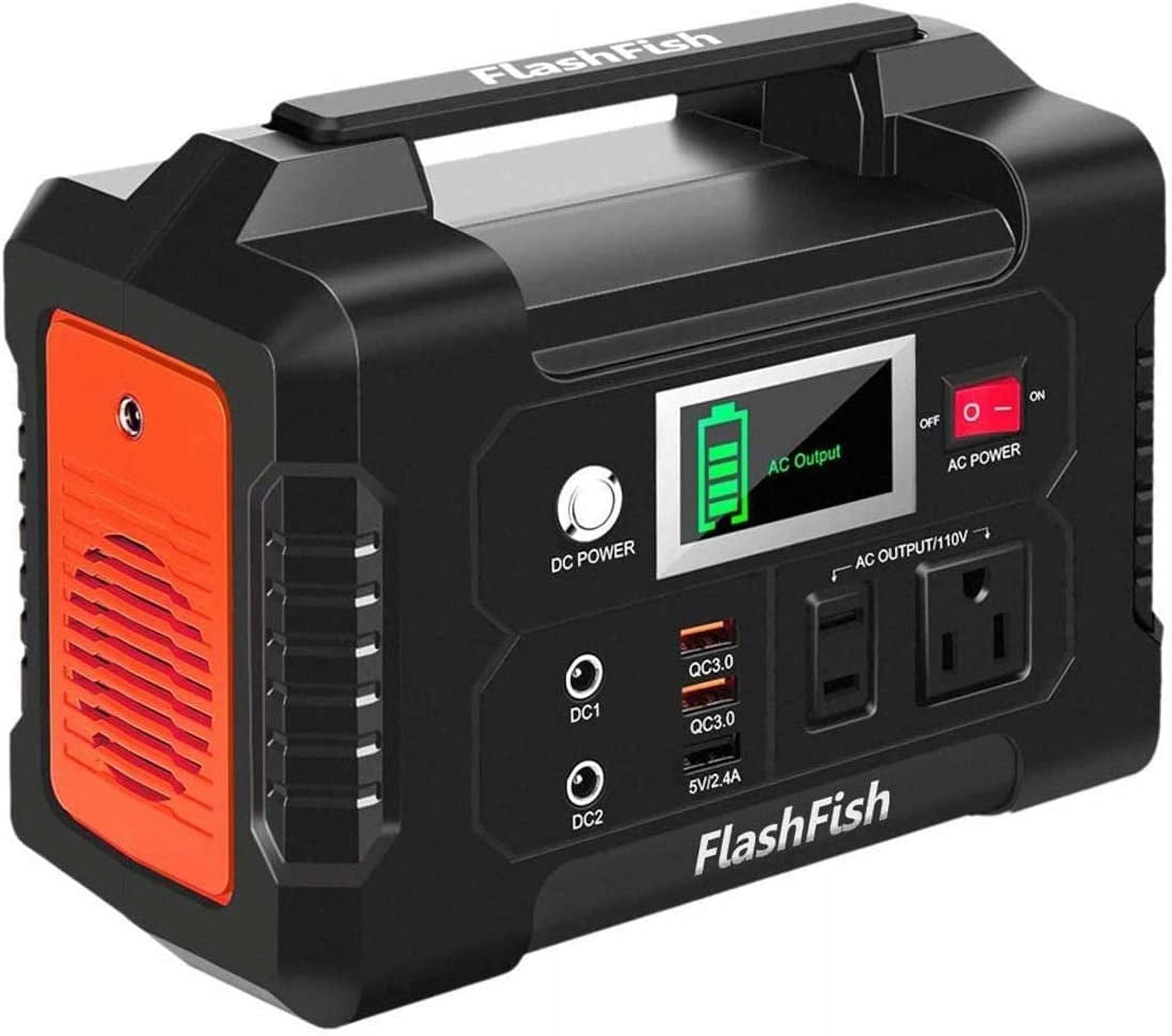 Flashfish 200W Portable Power Station, 40800mAh Solar Generator for ...