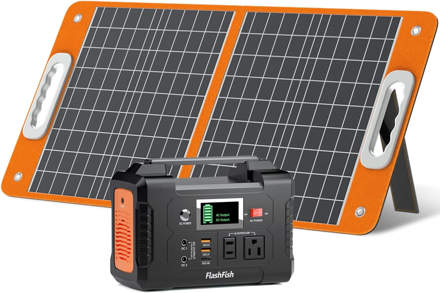 Flashfish 200W Solar Generator+60W Solar Panel included, Waterproof ...
