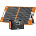 Flashfish 200W Solar Generator, 60W Waterproof Monocrystalline Solar ...