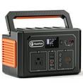 400W Portable Power Station, FlashFish 109200mAh/400Wh Peak 800W Solar ...