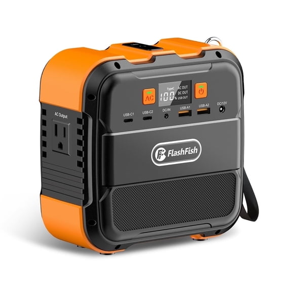 Flashfish Portable Power Station, 98Wh 26400mAh Lithium Battery, 120W ...