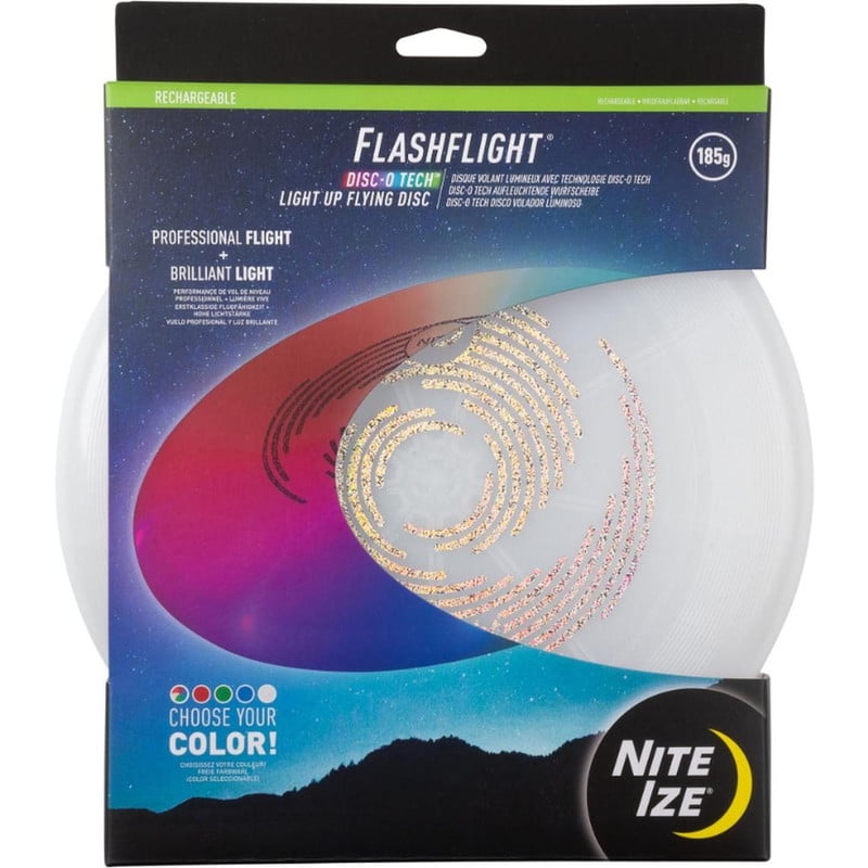 Flashflight Rechargeable Light-Up Flying Disc - Disc-O Tech DISC-O ...