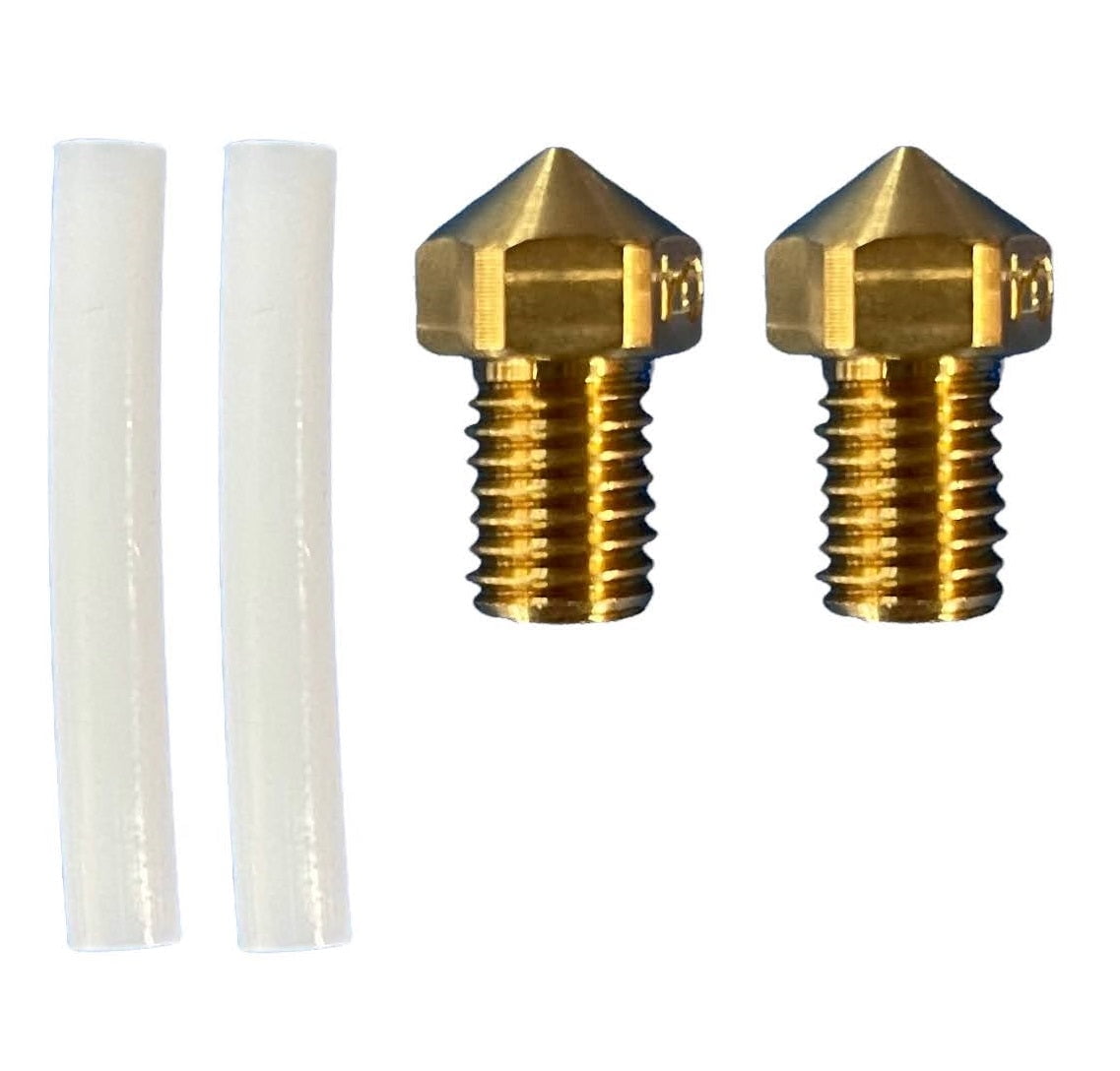Flashforge Creator Pro 2 Nozzles and Tubes Set 2 Nozzles and 2 Tubes ...