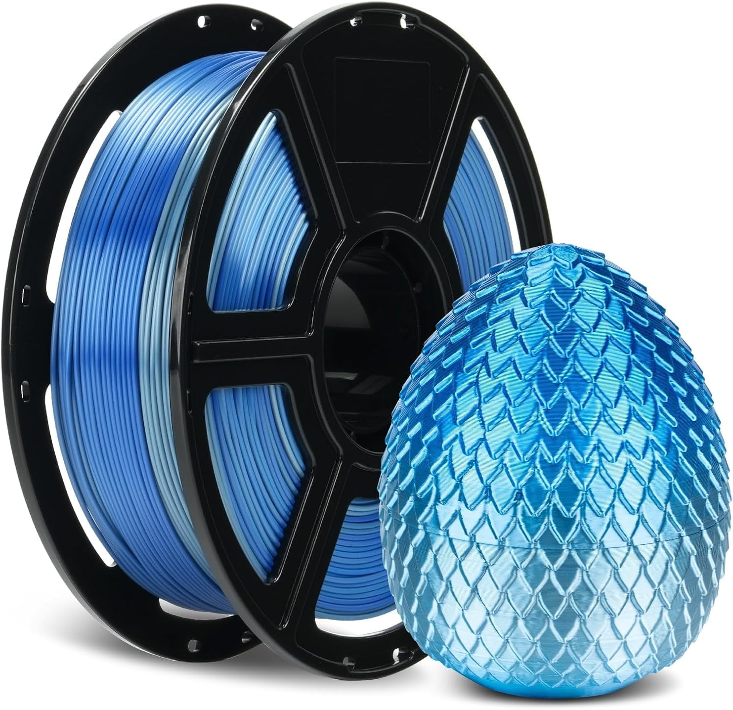 Flashforge Silk PLA Filament 1.75mm, 1KG/2.2lbs Silk PLA 3D Printer ...