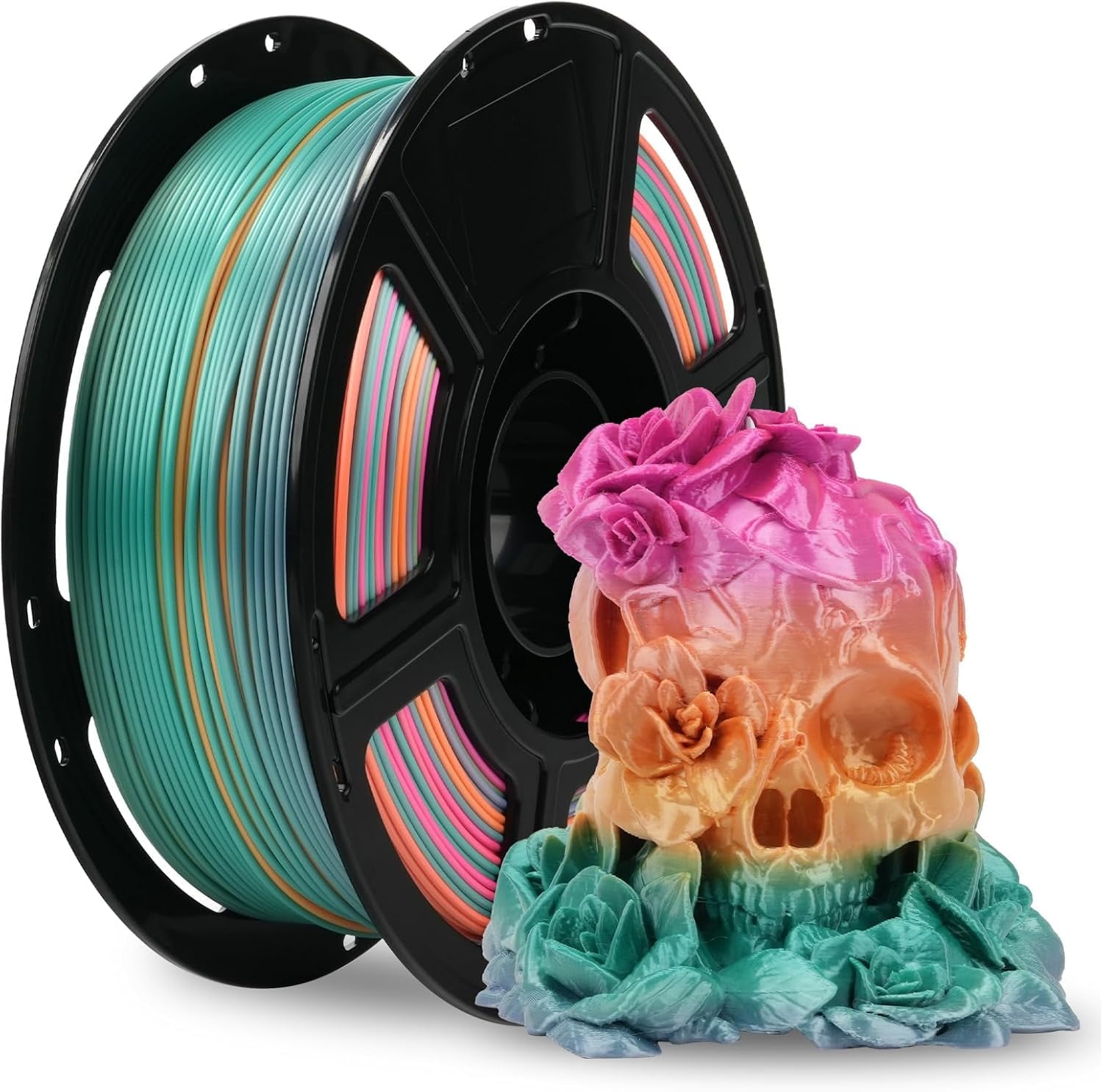 Flashforge Silk PLA Filament 1.75mm, 1KG/2.2lbs Silk PLA 3D Printer ...