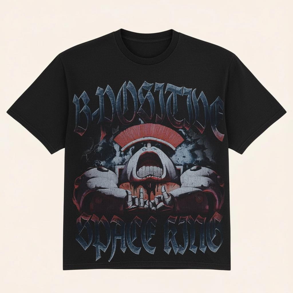 Flashgitz Merch B-Positive Wash T-Shirt, Space King Merch Christmas, B ...